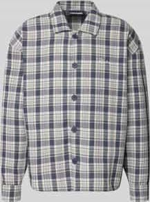 Pegador Relaxed Fit Freizeithemd mit Kentkragen und Label-Stitching