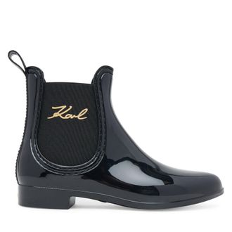 Karl Lagerfeld Gummistiefel KARL LAGERFELD Kalosh II KL94775 Schwarz