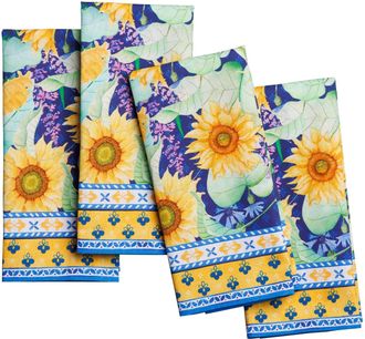 Maison d'Hermine Maison dHermine Stoffservietten, 4er-Set, 100% Baumwolle, wiederverwendbar und waschbar, ideal f&uuml;r Partys, Abendessen, K&uuml;che, Feiern, Hotel und Hochze