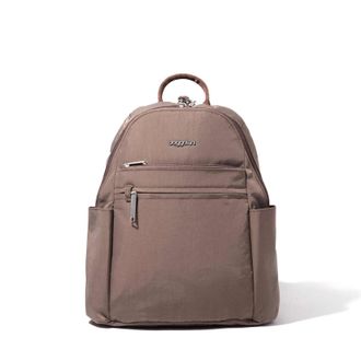 Baggallini Securtex Anti-Diebstahl-Reiserucksack,ca. 25 x 33 cm, schnittfester Nylon, mit abschlie&szlig;baren Rei&szlig;verschl&uuml;ssen und RFID-Schutz, Portobello, Einheitsgr