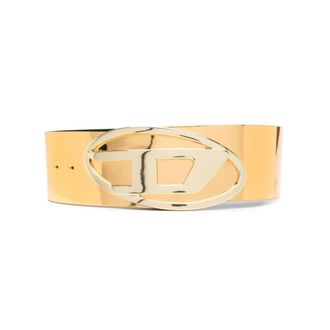 Diesel Oval D Logo B-1Dr 80 G&uuml;rtel - - Accessories - Damen - Gelb - 70 CM