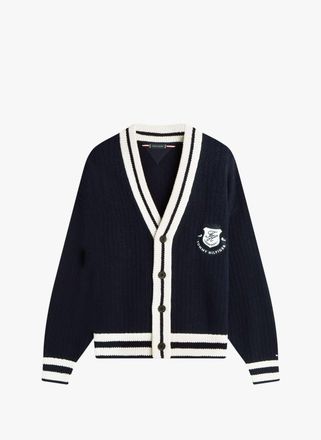 Tommy Hilfiger Cardigan c&ocirc;tel&eacute; en coton