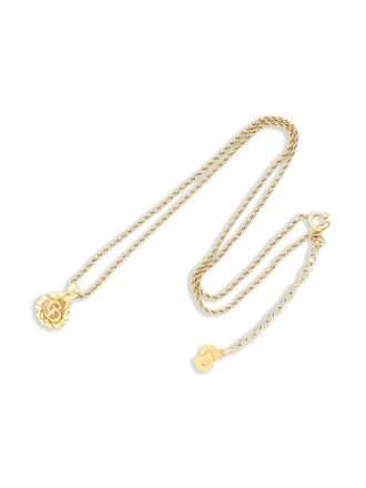 Dior collier &agrave; pendentif logo (ann&eacute;es 2010)