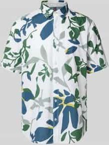 Lerros Regular Fit Freizeithemd aus Baumwoll-Leinen-Mix