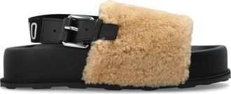 Moschino Femme, Chaussures, Beige, Taille: 37 EU Sandales compens&eacute;es