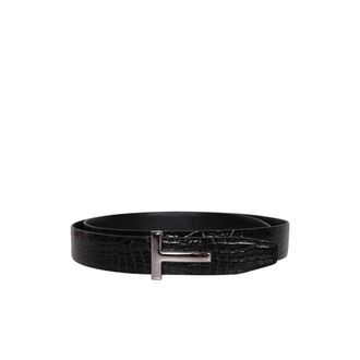 Tom Ford Stylischer G&uuml;rtel mit Schnalle - - Accessories - Herren - Braun - 100 CM