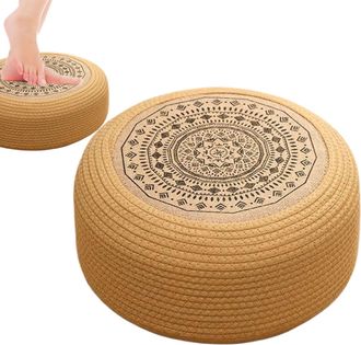 Generico Japanisches Bodenkissen, Sitzkissen, handgewebt, Tatami-Stil, japanische Zen-Dekoration f&uuml;r Yoga und Zuhause