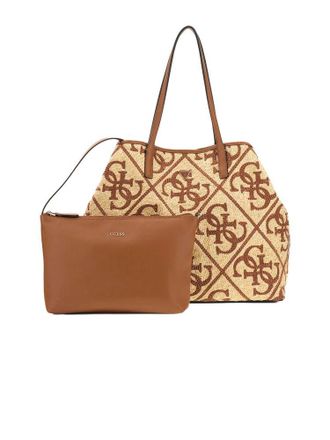 Guess Womens Tote Bag Natural-Off White Polypropylene - Tote-Bags Natural/off