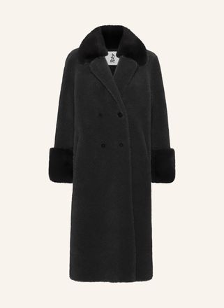 Americandreams Americandreams Wool Coat Long Fiona schwarz