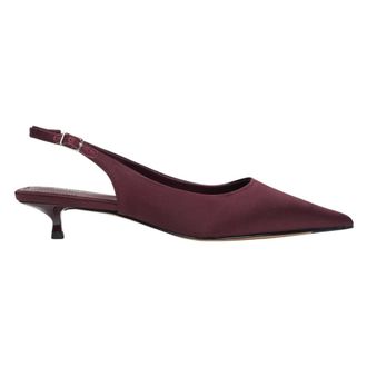 Estro & Luminara Femme, Chaussures, Rouge, Taille: 37 EU Escarpins Slingback &agrave; Talon Bas