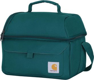 Carhartt Work in Progress 12 Can Zwei-Fach-Lunchbox | Haltbare, vollisolierte Lunchtasche f&uuml;r Frauen & M&auml;nner, Duck Blind-Etui, gro&szlig;e Lunchbox (Greenstone)