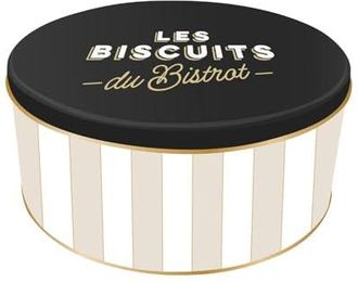COOK CONCEPT BT6822, Bistro-Metallbox für Süßigkeiten und Kekse - Ästhetische und praktische Aufbewahrung - Schutz vor Feuchtigkeit und Insekten - Größe 22 x 68 cm