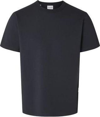 Selected T-shirt &agrave; col rond en coton piqu&eacute; m&eacute;lang&eacute;