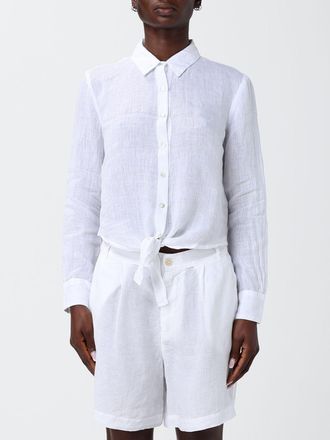 120% Lino Chemise Femme couleur Blanc