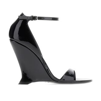Ferragamo Vidette Wedge Sandal - - Shoes - Damen - Schwarzk - 35 1/2 EU