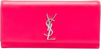 Saint Laurent Pre-owned Cassandre Clutch - Femme - Pre-owned - Rose - Taille: ONE Size