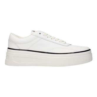 Jil Sander Leather Platform Sneakers - - Shoes - Damen - Wei&szlig; - 40 EU