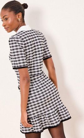 Lipsy Minikleid Lipsy Boucl&eacute;-Minikleid mit Kragen (1-tlg)