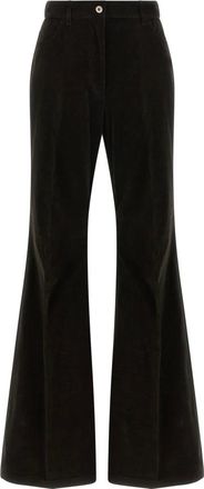 Ferragamo Femme, Pantalons, Brun, Taille: 38 FR Velvet Pants