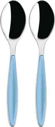 Guzzini Feeling, Teel&ouml;ffel - Meeresblau, 14,5 cm - 23000481 (Packung mit 2)