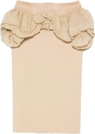 Max Mara Femme, Jupes, Beige, Taille: 36 FR Skirt Max Mara