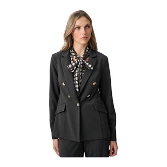 Joseph Ribkoff Scuba Crepe Fitted Blazer - - Jackets - Damen - Schwarzk - XL