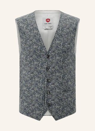 CG - Club of Gents Cg - Club Of Gents Weste Cg Plum-J Slim Fit blau