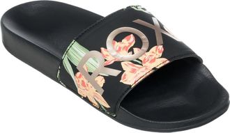 Roxy Slippy Slider Sandals for Women Badeschuhe Frauen 41 Schwarz