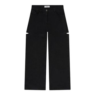 The Attico Femme, Jeans, Noir, Taille: W28 Jeans en toile d&eacute;lav&eacute;e