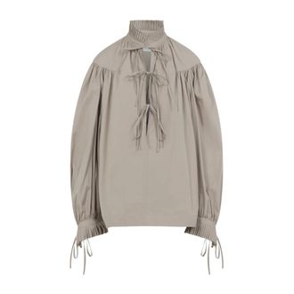 Dries Van Noten Femme, Blouses et Chemises, Beige, Taille: 38 FR Catya Shirt
