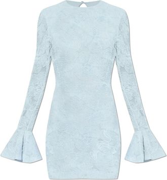 Rotate Rotate Birger Christensen, Femme, Robes, Bleu, Taille: 38 FR Robe Courte Fleurie