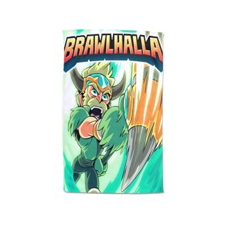 Jupsero Brawl_Halla Gro&szlig;es Strandtuch, superweiche Pl&uuml;sch-Mikrofasert&uuml;cher f&uuml;r schnelles Trocknen f&uuml;r Poolbad Yoga-Fitnessstudio Reisen Camping Strandwagen & 