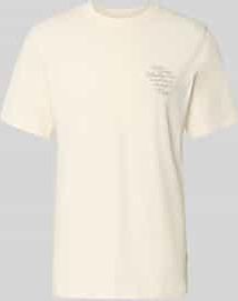 Les Deux T-Shirt mit r&uuml;ckseitigem Motiv-Print Modell Ben Faience