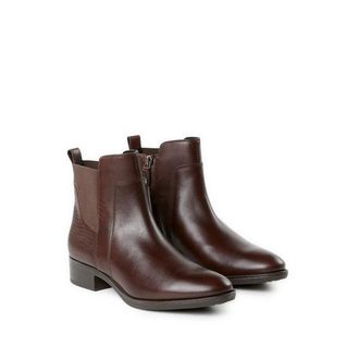 Geox Bottines zipp&eacute;es en cuir m&eacute;lang&eacute;