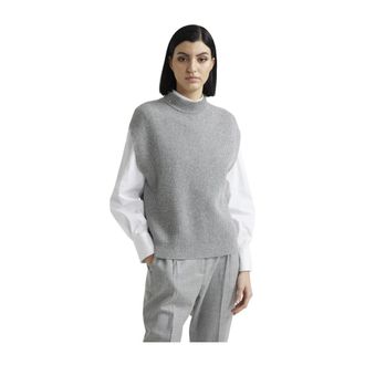 PESERICO Damen, Strickwaren, Grau, XLGr&ouml;&szlig;e