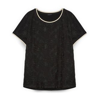 Fiorella Rubino Damen, Oberteile, Schwarzk, 2XLGr&ouml;&szlig;e