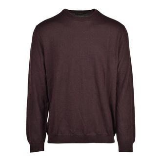 Slowear Rundhals-Pullover - - Knitwear - Herren - Braun - 2XL