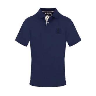 Aquascutum Poloshirt f&uuml;r Herren, Mit Kragen (Marine)