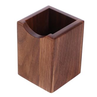 Angoily Stifthalter aus Mahagoni Besteckhalter Besonders Bleistifte Veranstalter Federmäppchen schreibtischset schreibtischgarnitur deko Stiftorganisator Stif