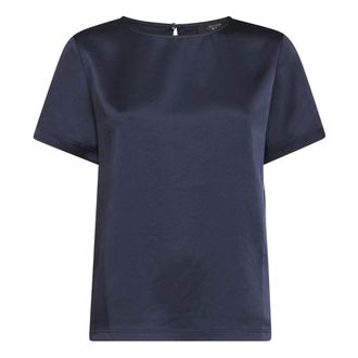 Max Mara Damen, Oberteile, Blau, SGr&ouml;&szlig;e