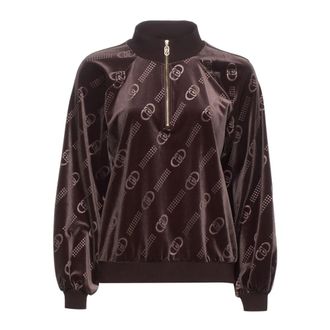 Liu Jo Felpa Chiusa - - Sweatshirts & Hoodies - Damen - Braun - S