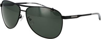 Polaroid Schwarze Edelstahl-Sonnenbrille