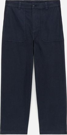 Arket Utility-Hose Aus Baumwolle -Blau