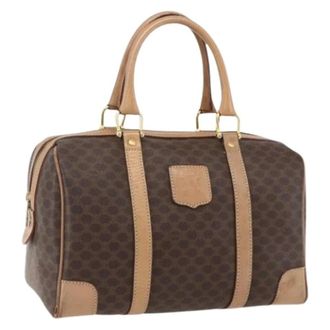 Celine Sac Boston Vintage doccasion - Femme - Pre-owned - Brun - Taille: ONE Size