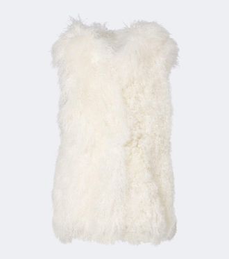 Yves Salomon Veste sans manches en shearling