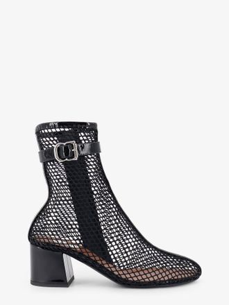 Alaia 55 mesh and patent leather boots - ALAIA - gender_Woman
