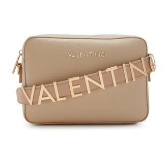Mario Valentino Schwarze Kunstleder Crossbody Tasche - - Bags - Damen - Beige - ONE SIZE