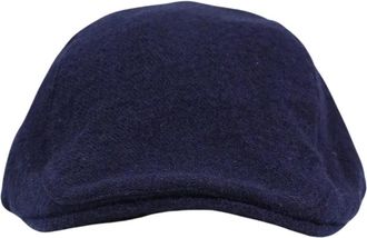 Aquascutum Club Check Flat Cap - - Accessories - Herren - Blau - S/M