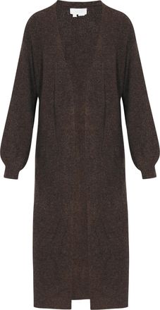 Usha Strickjacke Frauen dunkelbraun meliert