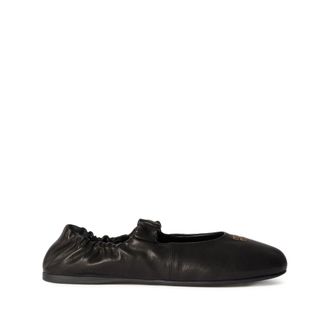 Miu Miu Elasticated-detail Ballet Flats